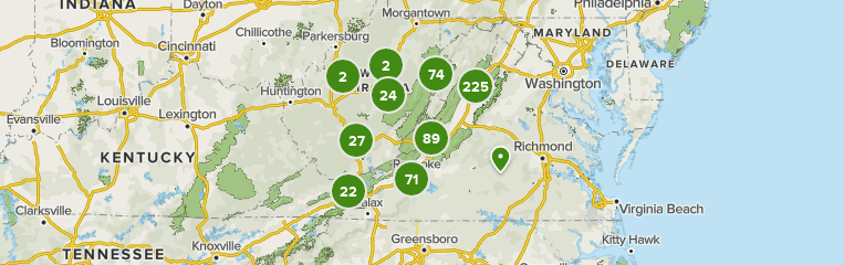 Best 10 Long Trails in George Washington and Jefferson National Forests ...