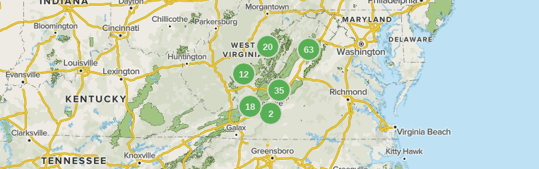Best 10 Waterfall Trails in George Washington and Jefferson National ...