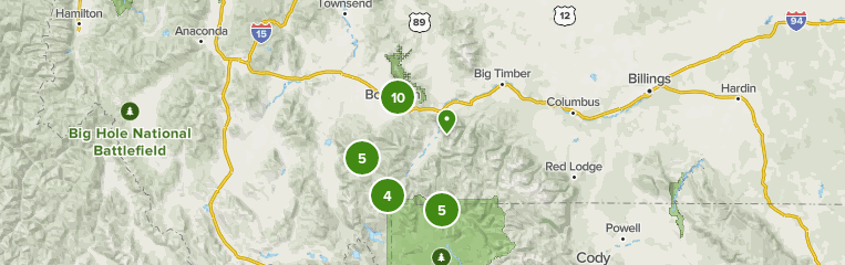 Best snowshoeing trails in Custer Gallatin National Forest, Montana ...