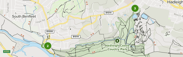 Hadleigh Castle Country Park: melhores trilhas em florestas | AllTrails