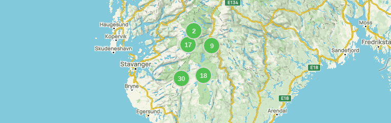 10 Best Long Trails in Setesdal Vesthei Ryfylkeheiane Landscape ...
