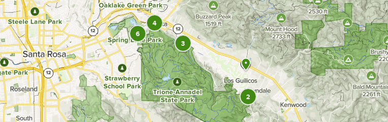 Best 10 Wild Flowers Trails in Trione-Annadel State Park: Map, Details ...
