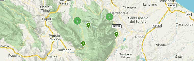I migliori sentieri per ciaspolate in Parco Nazionale della Majella per ...