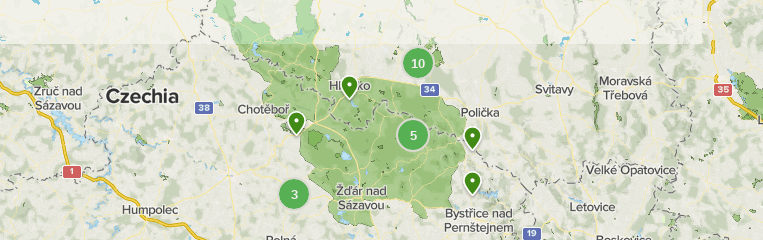 Best 10 River Trails in Chráněná krajinná oblast (CHKO) Žďárské vrchy ...