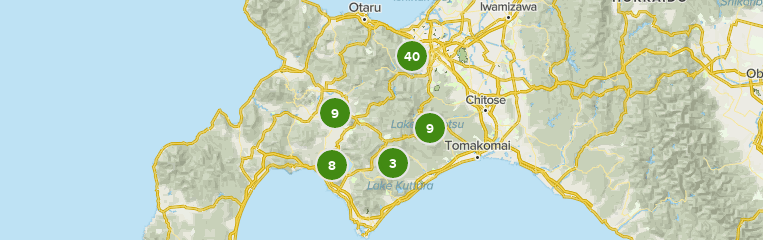 Las 19 mejores rutas en el bosque en Shikotsu-Toya National Park: Mapas ...