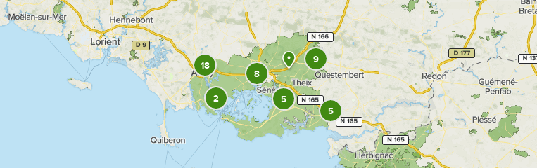 De 10 bedste ruter ved floder i Parc naturel régional du Golfe du ...