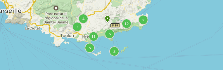 2023 Best 10 Partially Paved Trails in Port-Cros National Park | AllTrails