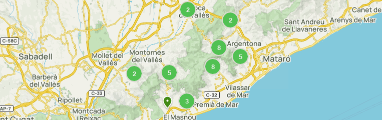 2023 Best 10 Moderate Trails in Parc de la Serralada Litoral | AllTrails