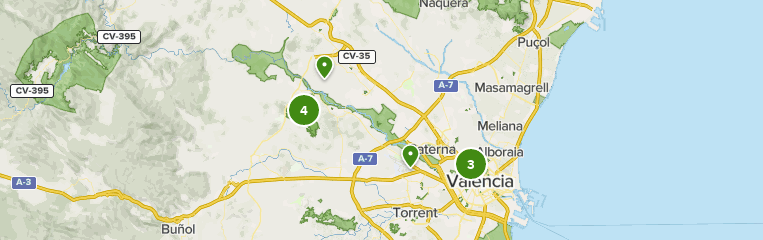 Las 10 mejores rutas moderadas en Parque Natural del Turia | AllTrails