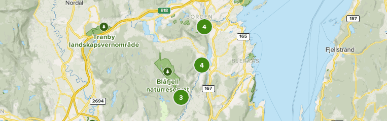 Las mejores rutas con vistas panorámicas en Blåfjell naturreservat ...