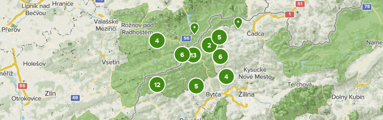 Best 10 Forest Trails in Chránená krajinná oblasť (CHKO) Kysuce | AllTrails