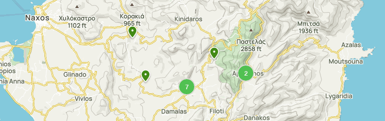 Best Views Trails in Fanari Filoti Naxou | AllTrails