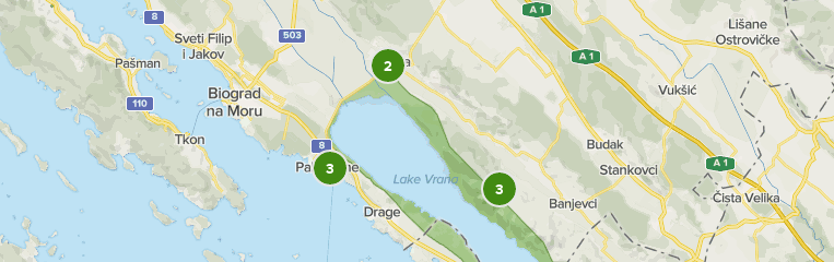Park prirode Vransko jezero: melhores trilhas em lagos | AllTrails