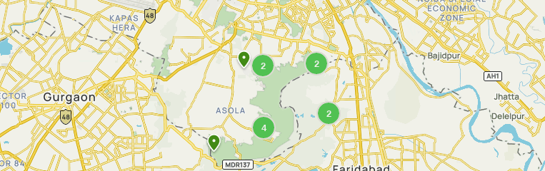 2023 Best 10 Long Trails in Asola Bhatti Wildlife Sanctuary | AllTrails