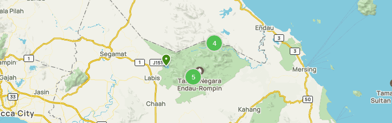 Las mejores rutas para acampar en Endau Rompin National Park (Peta) en ...