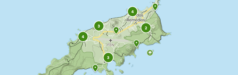 Las mejores rutas cortas en Parque Nacional Marinho de Fernando de ...