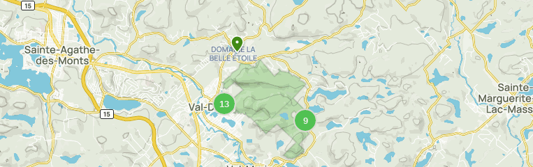 10 Best Views Trails in Parc régional de Val-David-Val-Morin | AllTrails