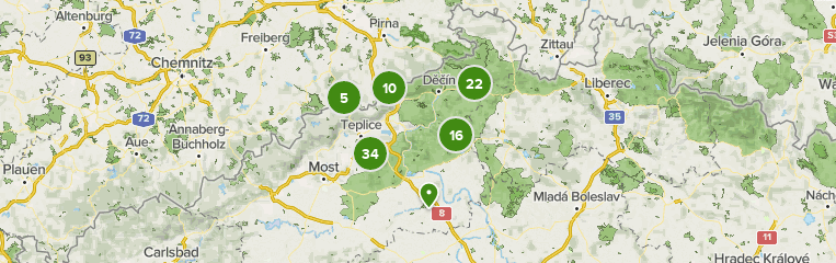 Best 10 Partially Paved Trails in Chráněná krajinná oblast (CHKO) České ...