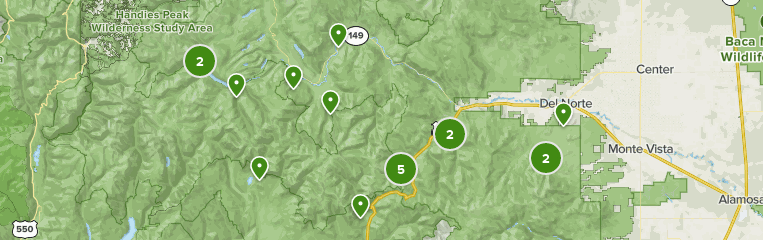 Best Horse Riding Trails in Rio Grande National Forest, Divide Ranger ...