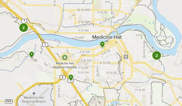 Best Mountain Biking Trails near Medicine Hat, Alberta Canada | AllTrails