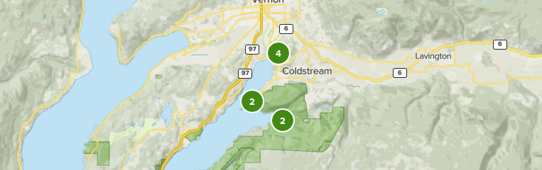 Best 10 Short Trails in Coldstream | AllTrails