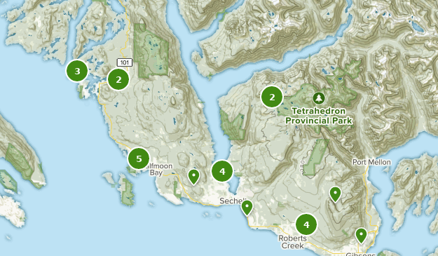 Best Forest Trails near Sunshine Coast B, British Columbia Canada ...