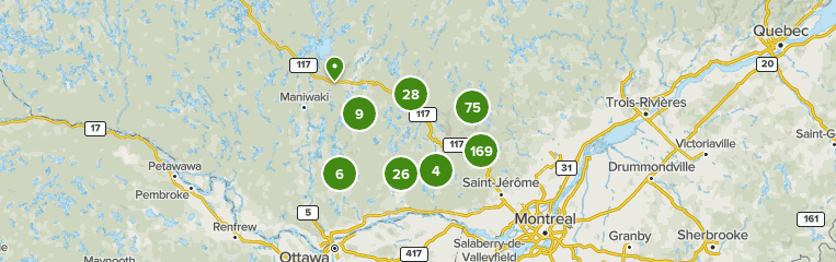 Mont-Laurier : Meilleurs itinéraires faciles | AllTrails