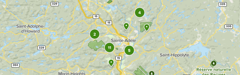 10 Best Moderate Trails in Sainte-Adele | AllTrails