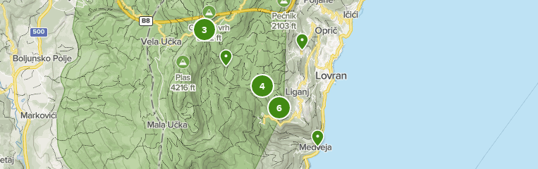 Best 10 Trail Running Trails in Lovran | AllTrails