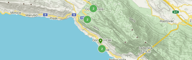 2023 Best Kid Friendly Trails in Brela | AllTrails