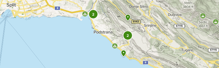 Best 10 Views Trails in Podstrana | AllTrails