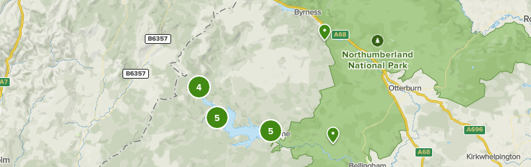 Best 10 Moderate Trails in Falstone | AllTrails