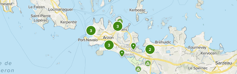 Best 10 Views Trails in Arzon | AllTrails