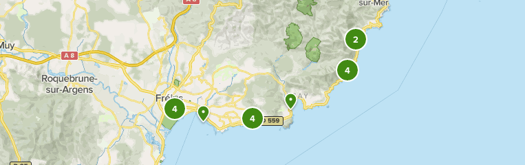 I migliori 10 sentieri sulla spiaggia in Saint-Raphael | AllTrails