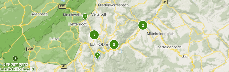 Best 10 Moderate Trails in Idar-Oberstein | AllTrails
