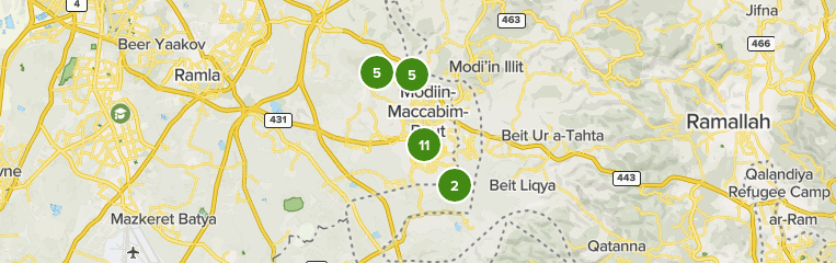 Best 10 Easy Trails in Modiin-Maccabim-Reut | AllTrails