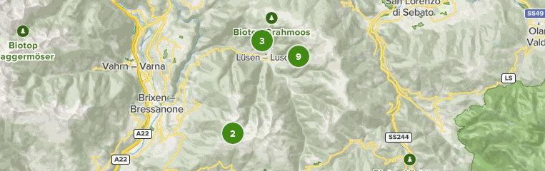 2023 Best 10 Hard Trails in Luson | AllTrails