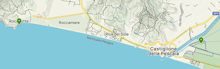 Castiglione Della Pescaia Maps