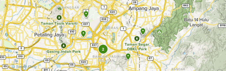 Best Partially Paved Trails in Cheras | AllTrails