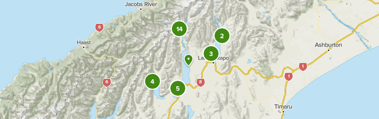 Best views trails in Twizel, Canterbury | AllTrails