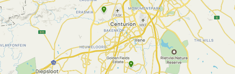 Best Partially Paved Trails in Centurion | AllTrails