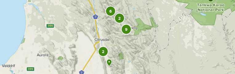 Best 10 Moderate Trails in Citrusdal | AllTrails