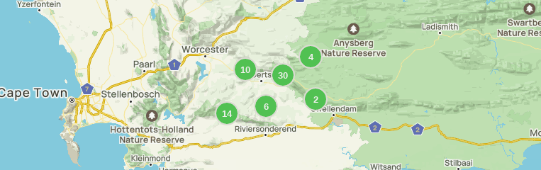 Best Hard Trails in Langeberg NU | AllTrails