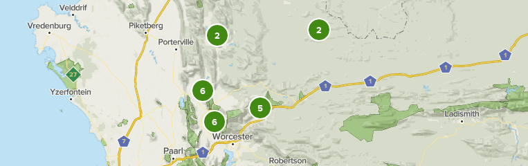 Best 10 Trail Running Trails in Witzenberg NU | AllTrails