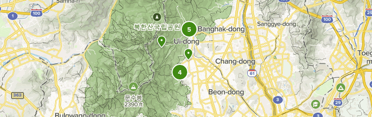 10 Best Views Trails in Gangbuk-gu | AllTrails