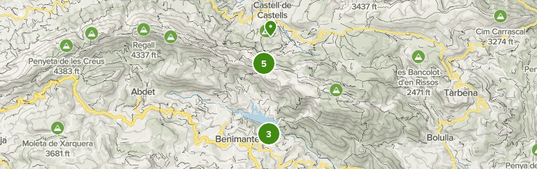 I migliori sentieri nei boschi in Guadalest | AllTrails