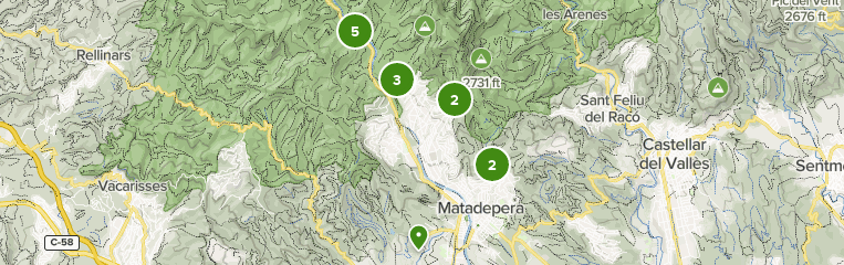 2023 Best 10 Hard Trails in Matadepera | AllTrails