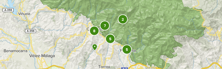 Best 10 Hard Trails in Cómpeta | AllTrails