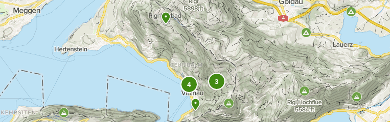 Best 10 Moderate Trails in Vitznau | AllTrails
