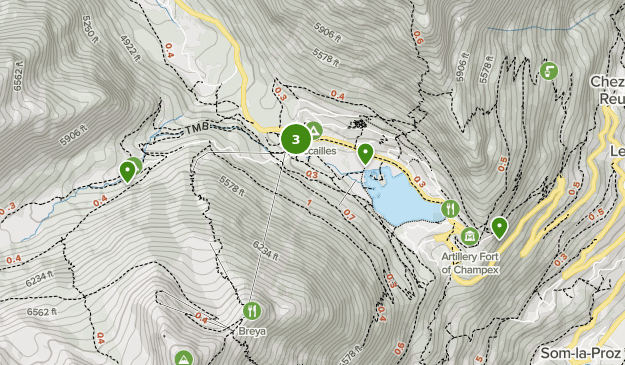 Meilleurs sentiers de randonnée près de Champex-Lac, Valais Suisse ...